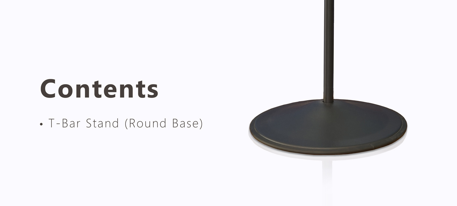 T-Bar Stand (Round Base) | Botak Sign Pte Ltd